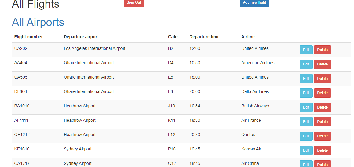 Github Katazecciairports A Java Application Designed To List Flights To Various Destinations
