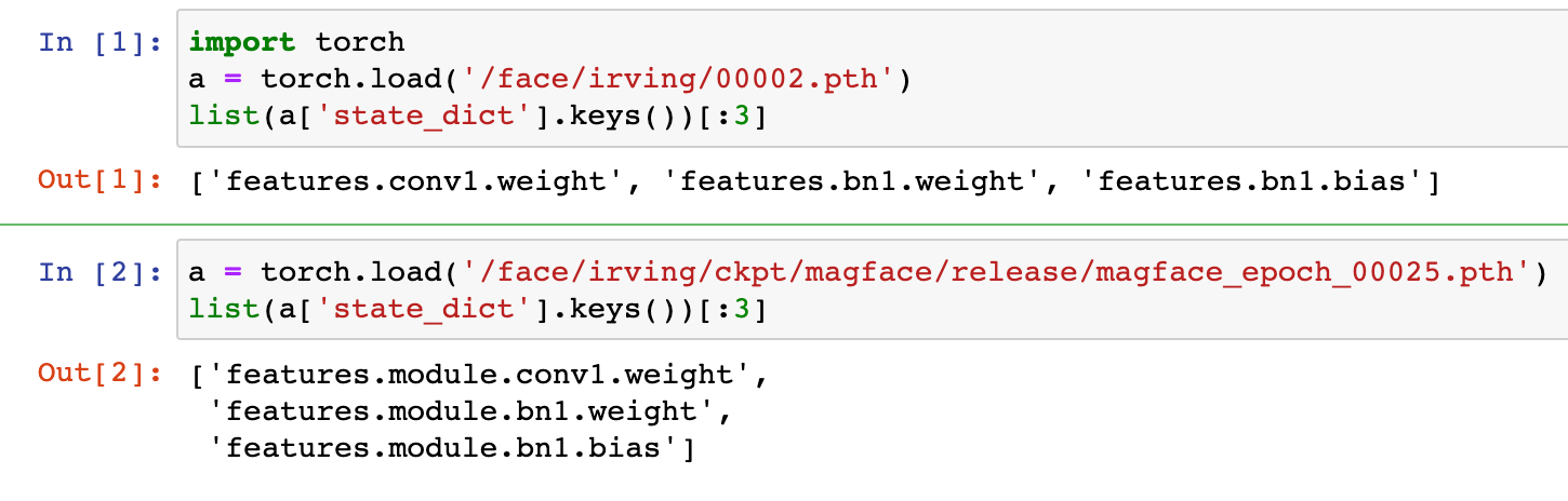 None parameters loading after training · Issue #40 · IrvingMeng/MagFace ...