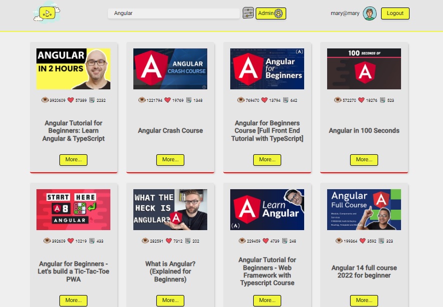 GitHub - tarasovamary/youtube-app: This project is a YouTube-like application built with Angular.