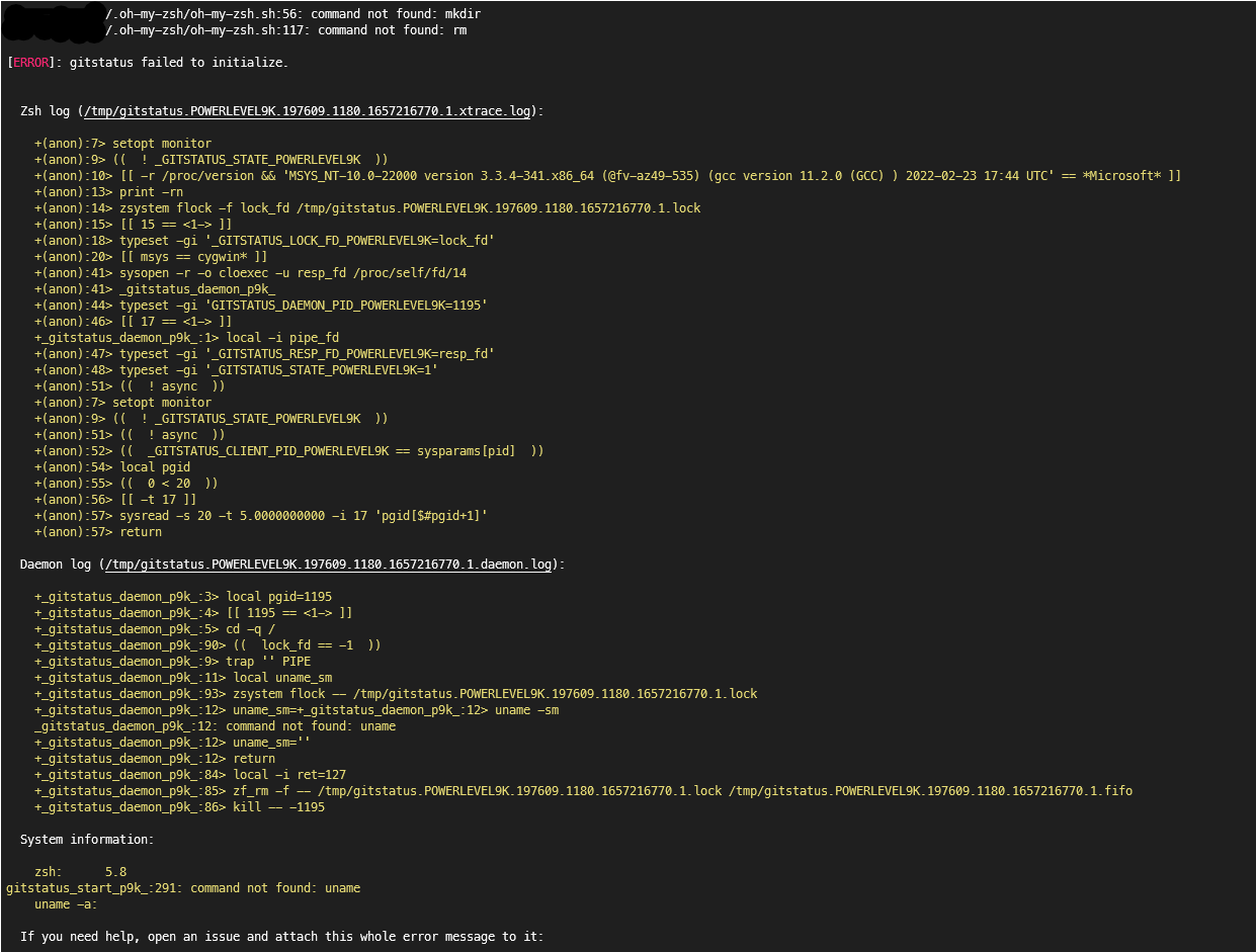 What A Mess Please Help Me~ · Issue 323 · Romkatv Gitstatus · Github