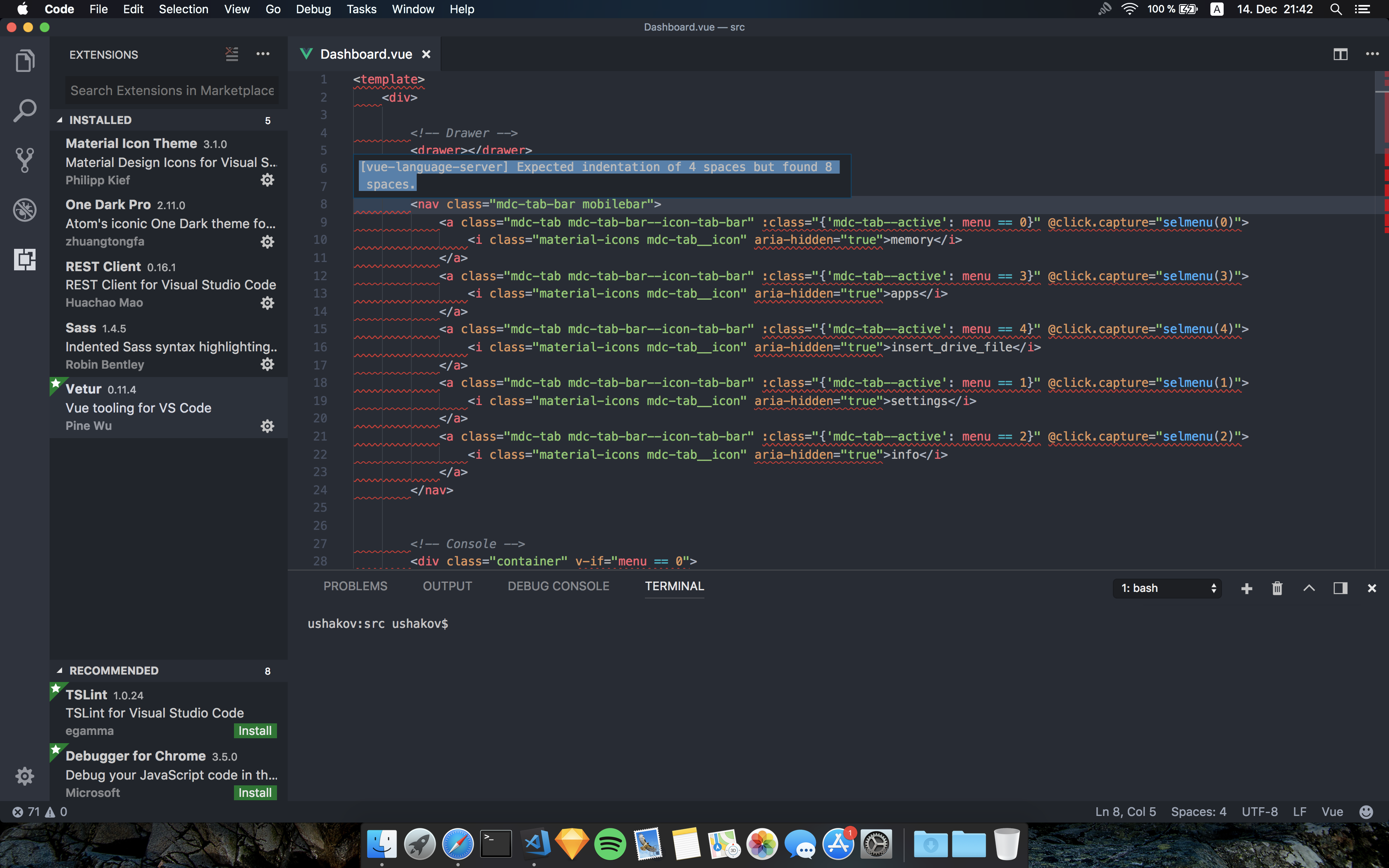 4 SPACES FOR ANYONE! · Issue #579 · vuejs/vetur · GitHub