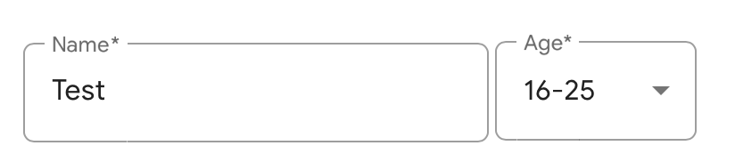 Mdc Textfield And Mdc Select Selection Boxes And Text Fields Go Out Of Alignment When One