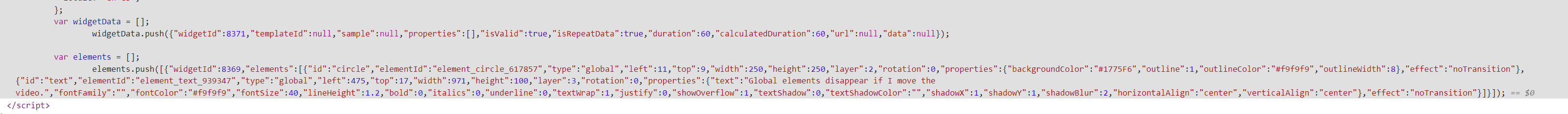 Global elements: disappear on publish (if not edited) · Issue #3151 · xibosignage/xibo · GitHub