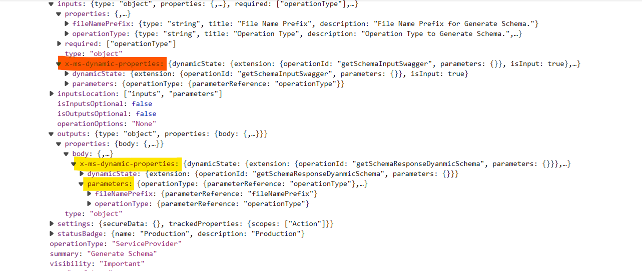 Issue using parameters from dynamic input in dynamic output payload · Issue #3709 · Azure ...