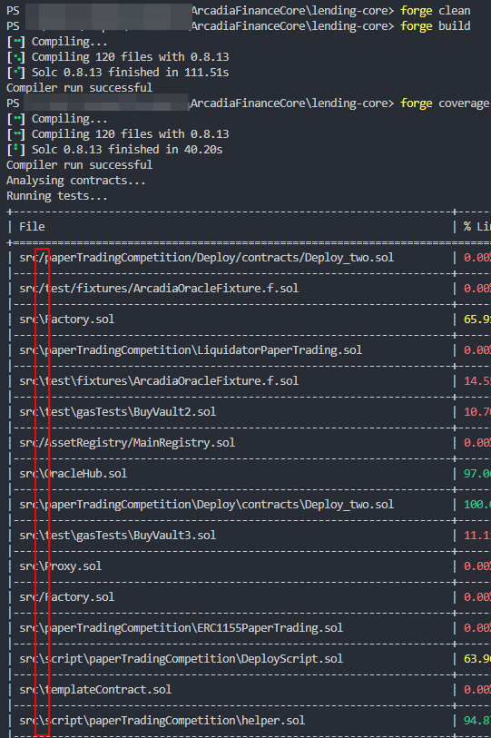 `forge Coverage` Win Domain Separators Causes 0 Coverage Reports · Issue 2136 · Foundry 