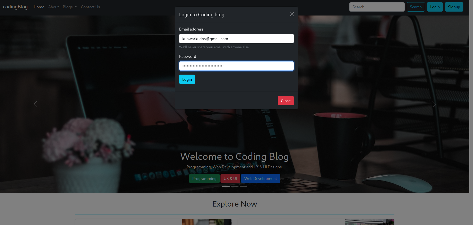 GitHub - Kunwar-Pratap/Coding-Blog-Website: This is coding blog website developed using pure ...