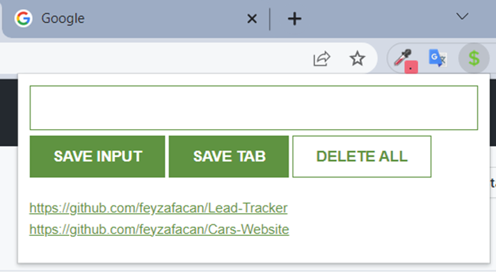 GitHub - feyzafacan/Lead-Tracker: Lead tracker chrome extension built with HTML, CSS and JavaScript