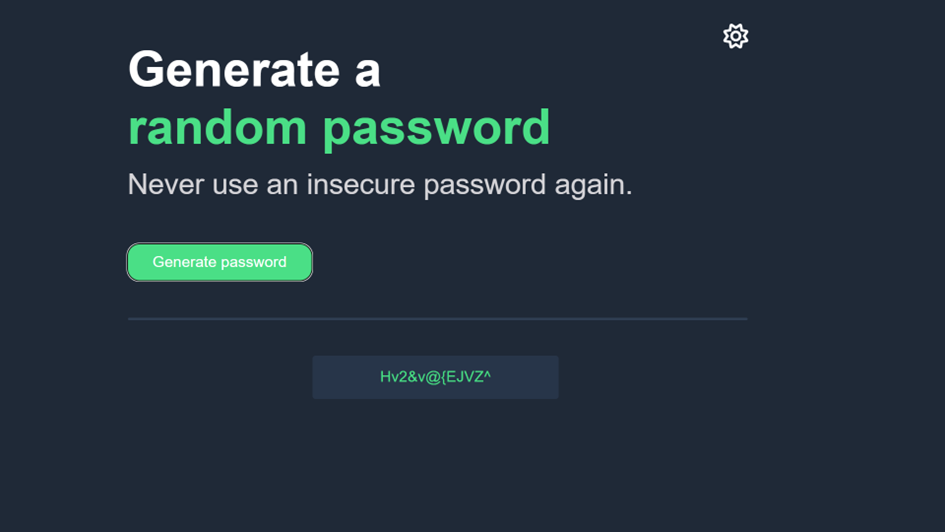 GitHub - feyzafacan/Password-Generator: Password generator built with HTML, CSS and JavaScript