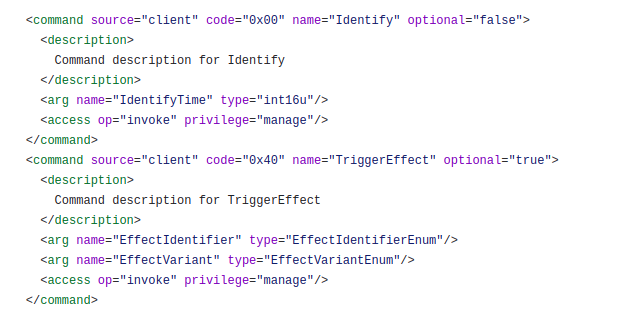 13 Description Mismatch In The Xml · Issue 30370 · Project Chipconnectedhomeip · Github 