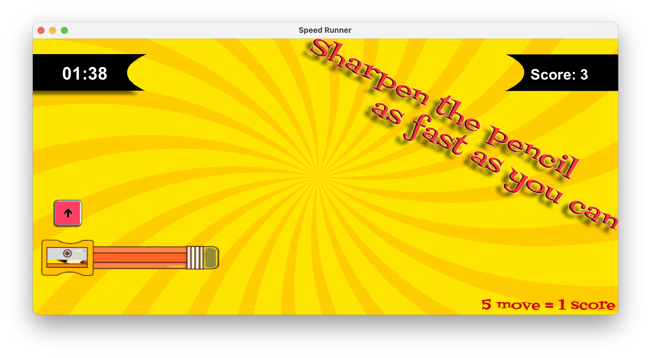 GitHub - NikaShabashvili03/Sharpen-the-pencil: Simple Java Speed Runner game with sharpen the ...