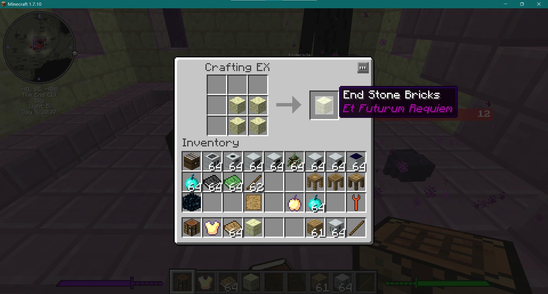 End Stone Bricks Recipe Wrong · Issue #170 · Roadhog360/Et-Futurum-Requiem · GitHub