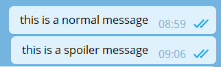 Spoiler messages are difficult to read · Issue #17454 · telegramdesktop/tdesktop · GitHub