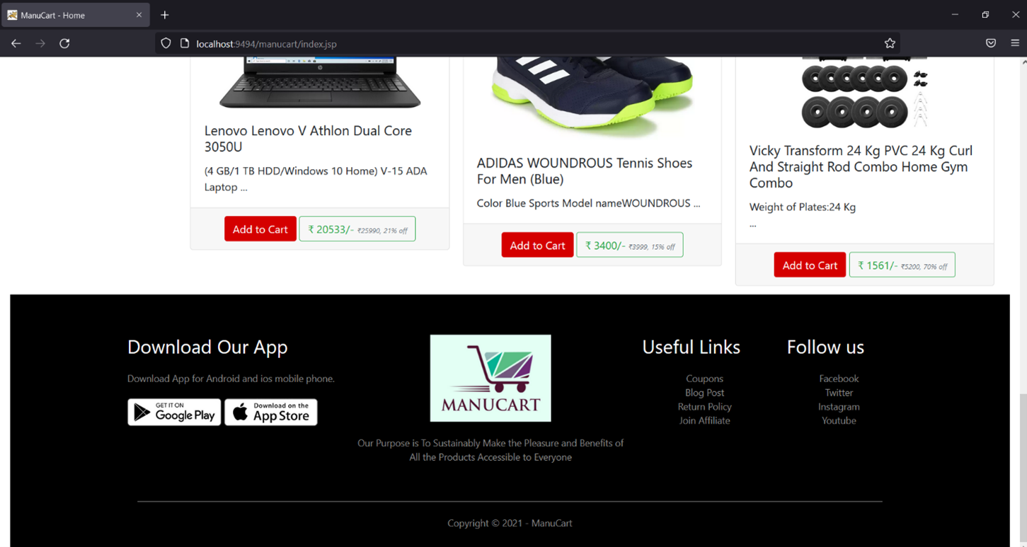 GitHub - CodewithManu01/ManuCart: This is a Ecommerce Project (Online ...