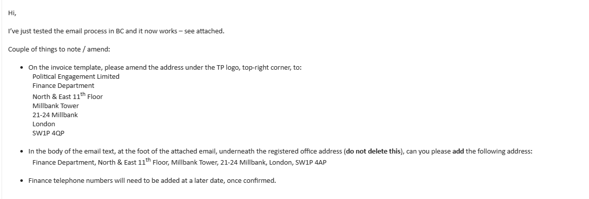 TP Reports header and footer sections change · Issue #363 · 3ktech/General · GitHub