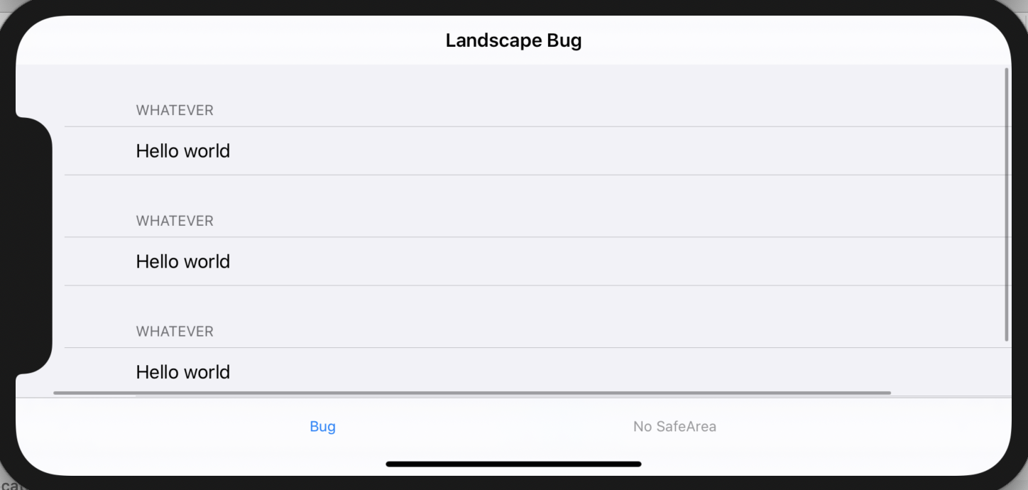 Bug Tableview In Shell Is Too Wide With A Horizontal Scrollbar On Landscape Ios · Issue 10193