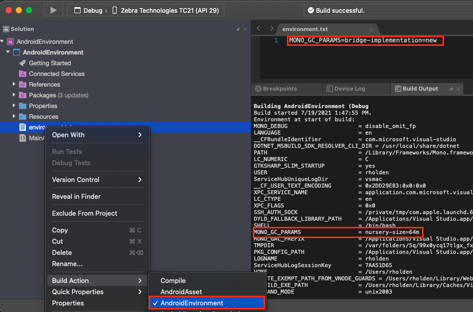 Unable To Verify Monogcparams Via Androidenvironment File Is Used · Issue 6102 · Dotnet 1562