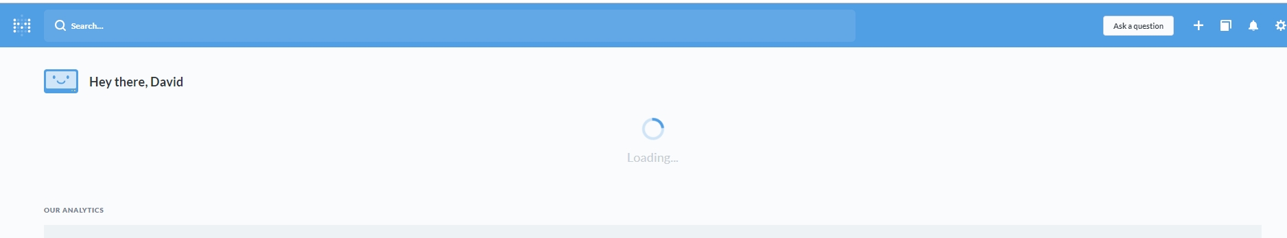 Loading indicator on main page perpetually spins. · Issue #10356 · metabase/metabase · GitHub