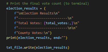 GitHub - clarkb21/Election_Analysis: Module 3- Election Analysis using ...