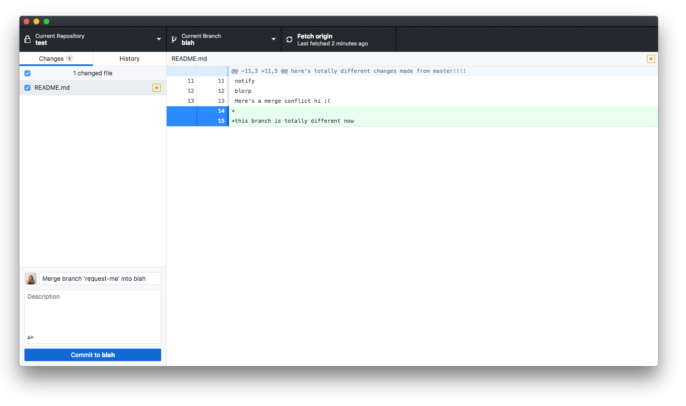 Reflect resolved conflicts in commit view · Issue #5609 · desktop ...