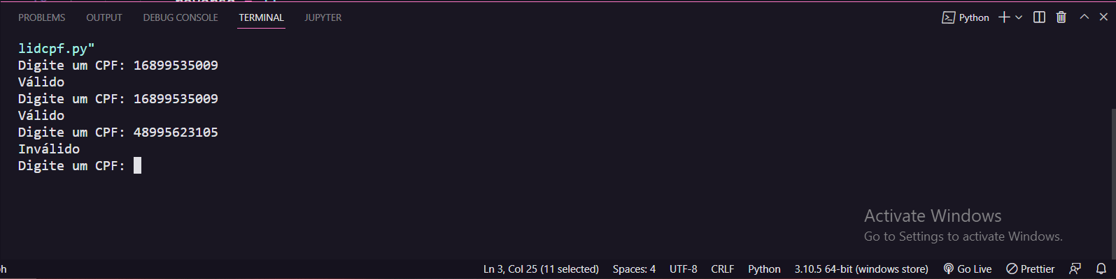 GitHub - lucas-tadeu-dev/Validador-de-CPF: Validador de CPF em Python