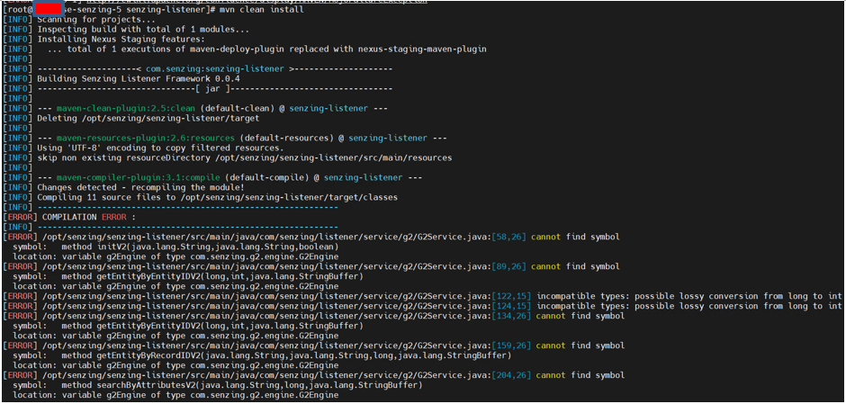[DEVELOPMENT BLOCKER] Error building senzing-listener: Compilation error · Issue #23 · senzing ...