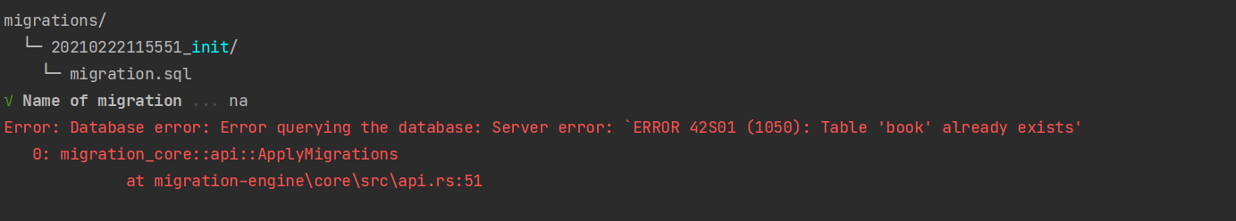 Prisma `migrate dev` prompts for migration name when running after --create-only · Issue #4748 ...