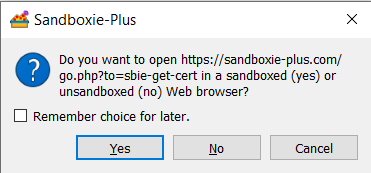 Concise open url dialog box · Issue #3401 · sandboxie-plus/Sandboxie · GitHub