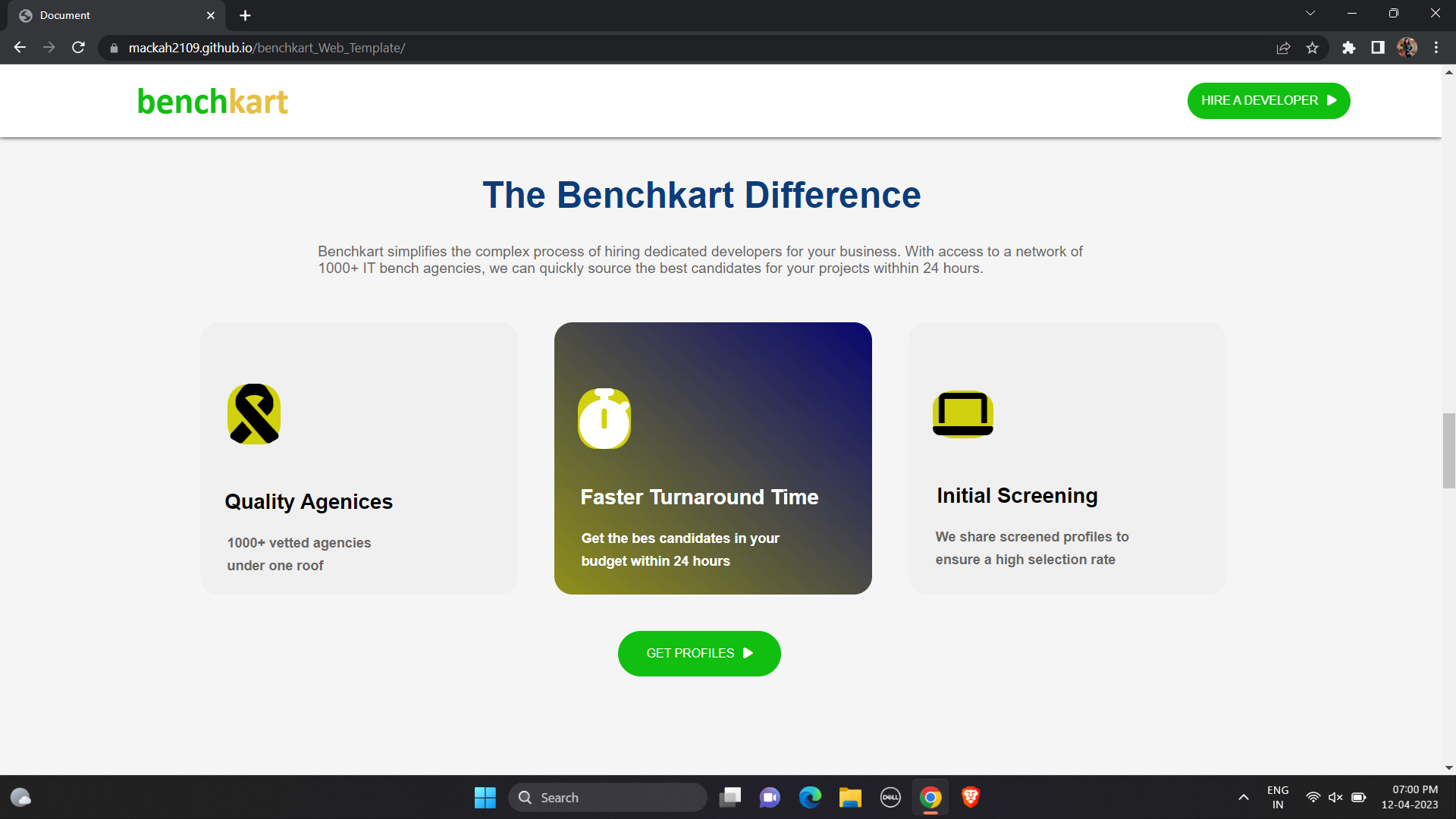 GitHub - mackah2109/benchkart_Web_Template