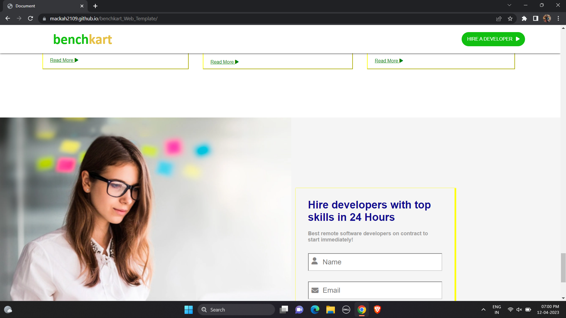GitHub - mackah2109/benchkart_Web_Template