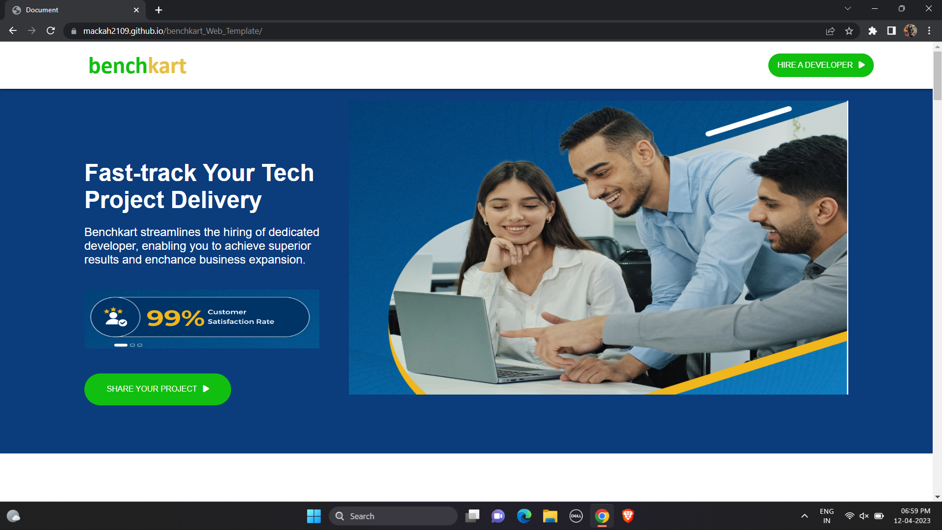 GitHub - mackah2109/benchkart_Web_Template