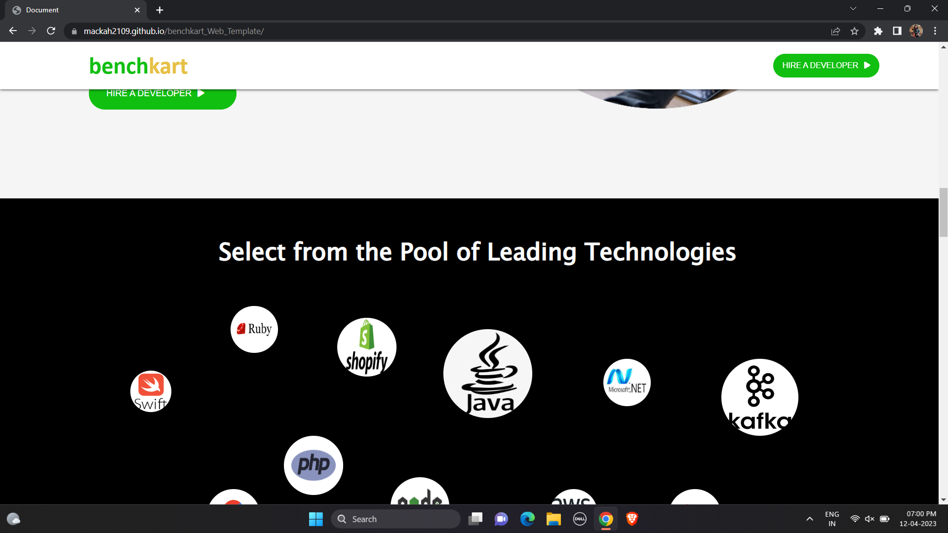 GitHub - mackah2109/benchkart_Web_Template