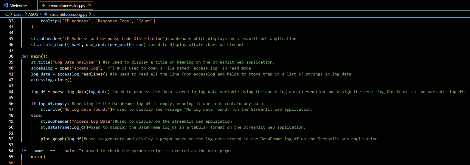 GitHub - Thowru/Streamlit-1: Log Data Analyzer using Streamlit