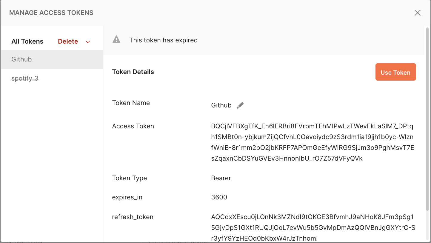 Feature Request: Track expires_in for OAuth2 access tokens · Issue #2057 · postmanlabs/postman ...
