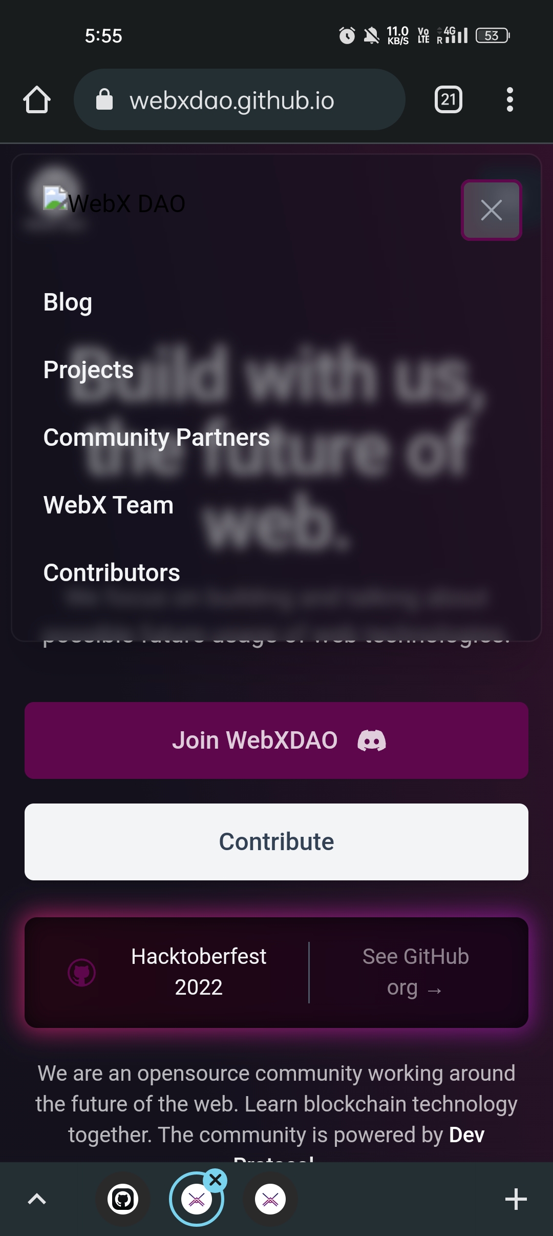 [BUG] navbar logo is not showing · Issue #244 · WebXDAO/WebXDAO.github.io · GitHub
