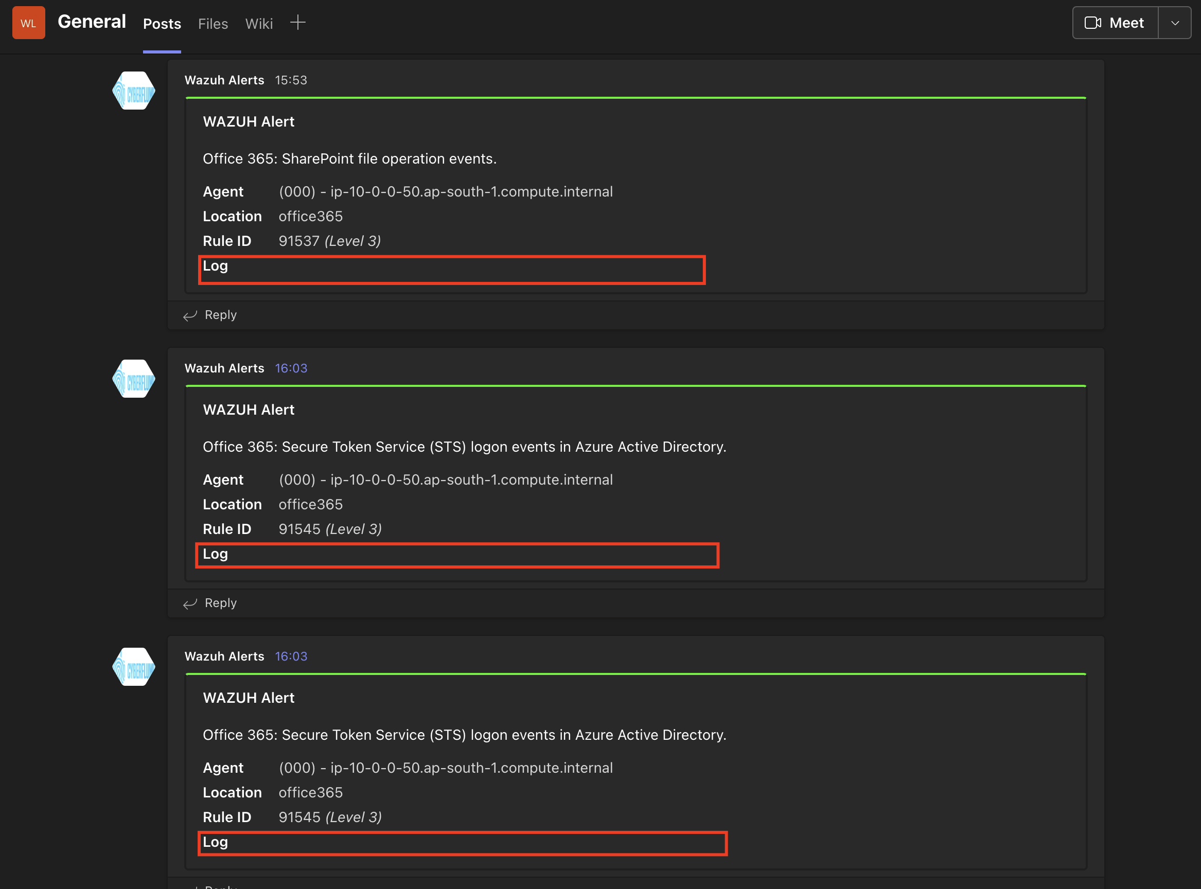 Send alerts from Wazuh to Microsoft Teams via wazuh-integratord · wazuh wazuh · Discussion ...