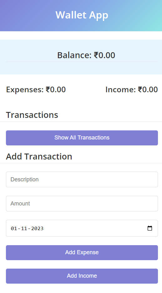 GitHub - Tanishq251/Wallet_App: EasyWallet is the straightforward ...