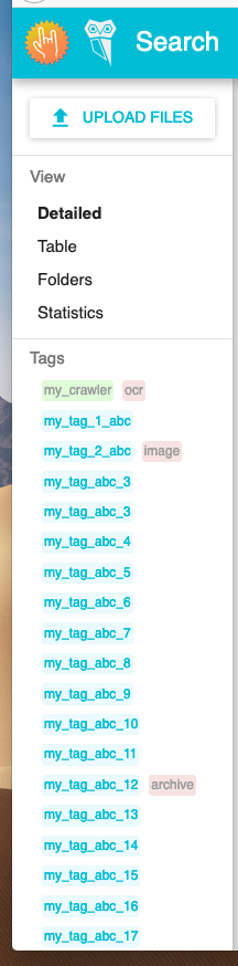 Too many tags don't fit into WebUI · Issue #239 · RD17/ambar · GitHub