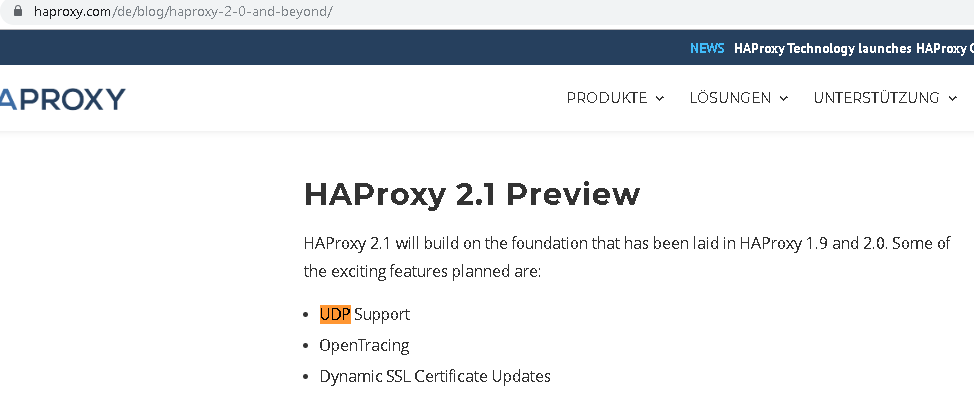 UDP Loadbalancing · Issue #62 · haproxy/haproxy · GitHub