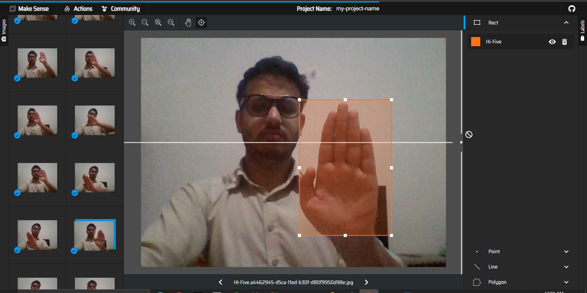 GitHub - connectusmanali/Hand_Sign_Detector_YOLOv8: In this project I ...