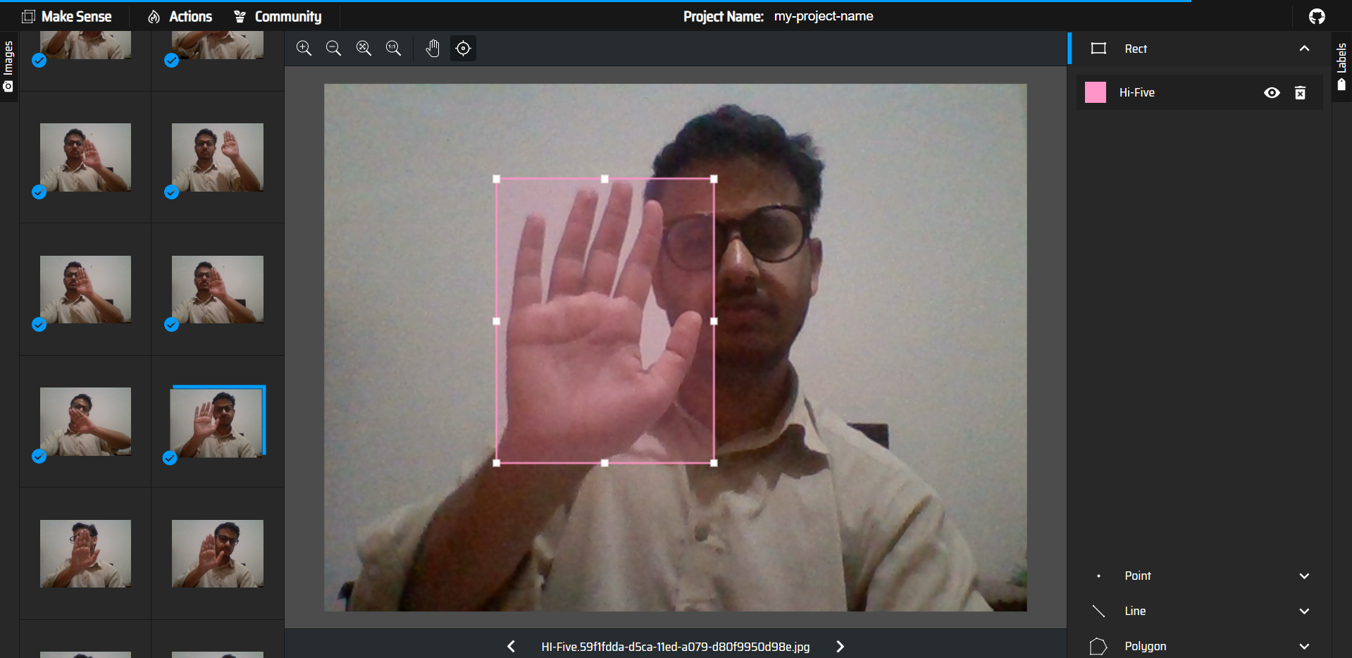 GitHub - connectusmanali/Hand_Sign_Detector_YOLOv8: In this project I ...