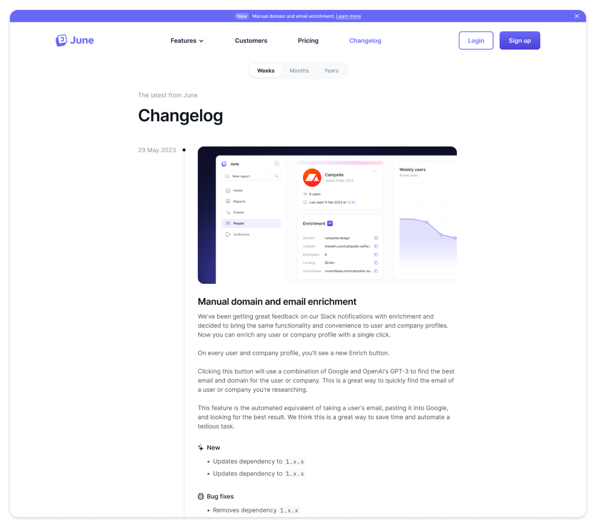 GitHub JuneHQ changelog Next js MDX Changelog App Inspired By 