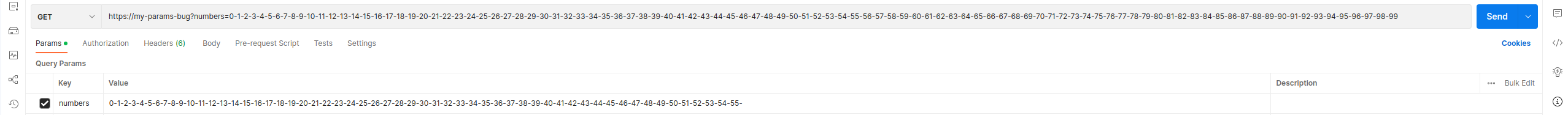 Query Params Value Field Truncates Without Indication · Issue #11314 ...