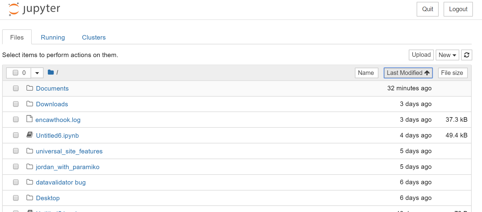 last modified sorting does not consider files in a sub directory · Issue #5300 · jupyter ...