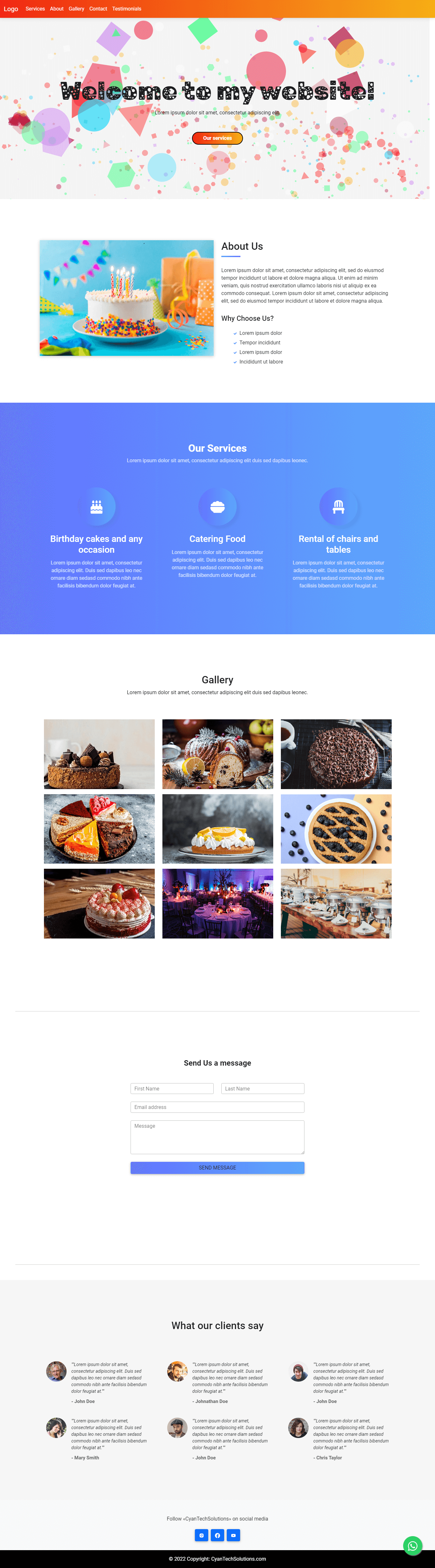 GitHub - Cyan-Tech-Solutions/landing-page-sample-two