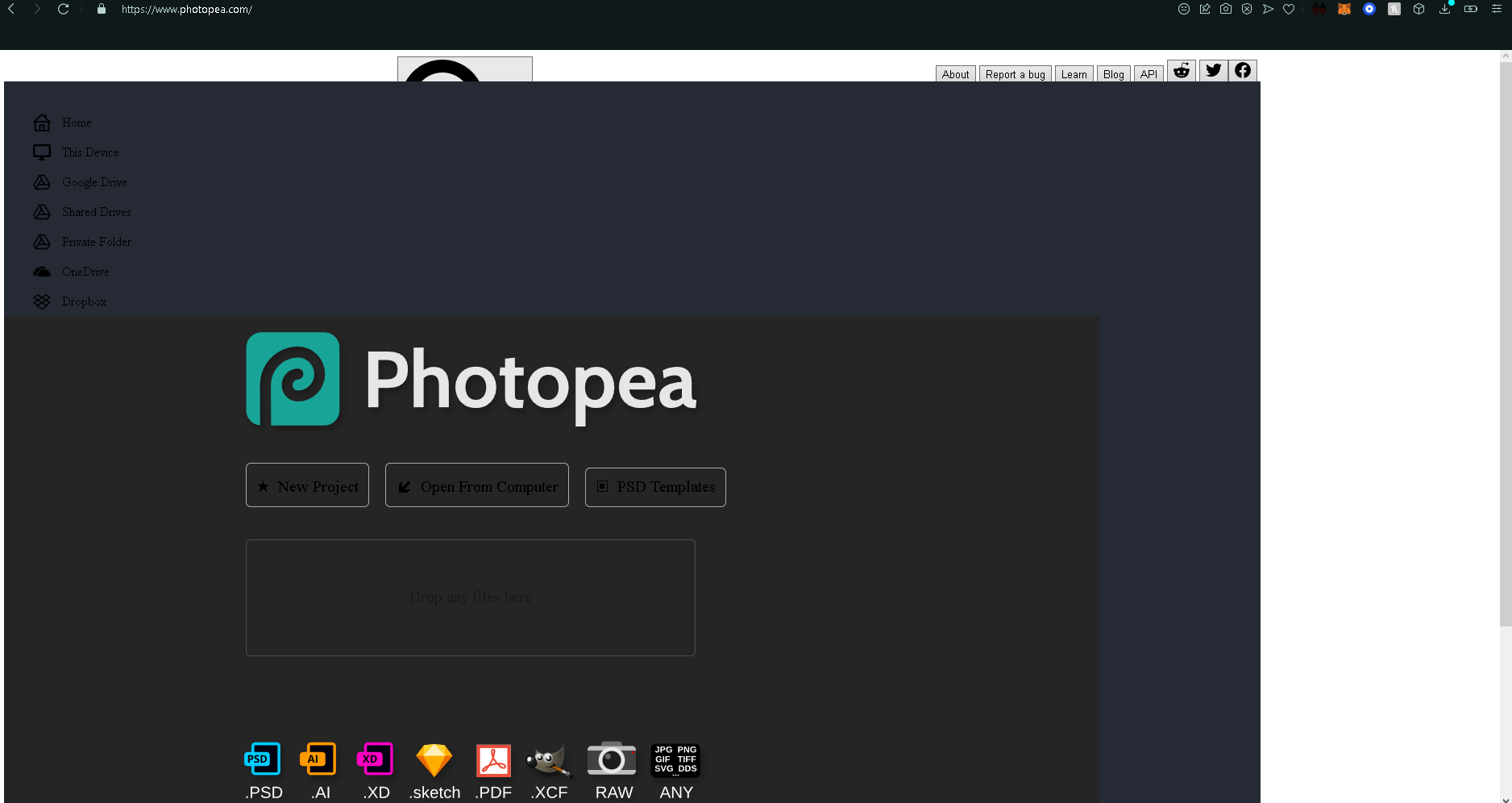 Page Load Error! · Issue #4861 · photopea/photopea · GitHub