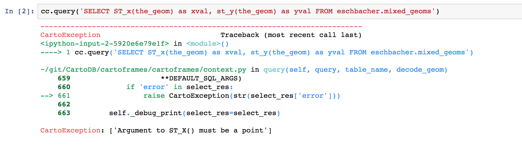 Cc Query Seems To Work Even If Query Fails Sometimes · Issue 311 · Cartodb Cartoframes · Github