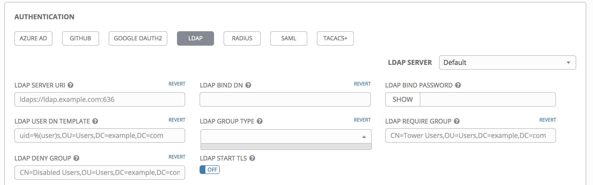LDAP Authentication UI Configuration - Broken · Issue #2586 · ansible ...