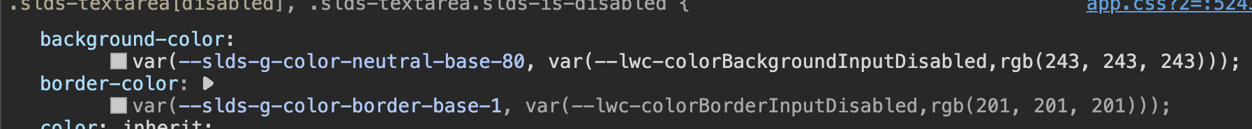 Incorrect Order Of Css Vars In Text Area · Issue 758 · Salesforce Ux