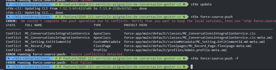 Source commands do not display error information · Issue #123 · forcedotcom/cli · GitHub